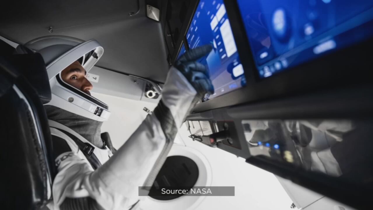 Spacex Dragon Interior Touch Screen