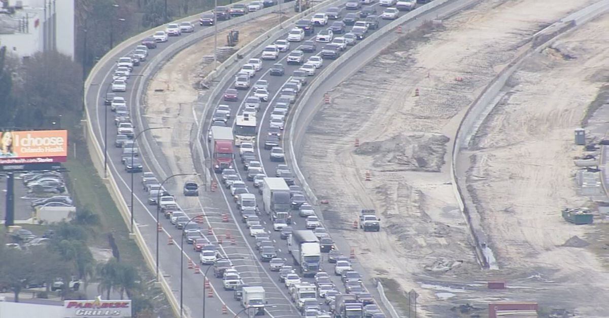 Emergency repairs cause traffic troubles on I-4 in Orange County